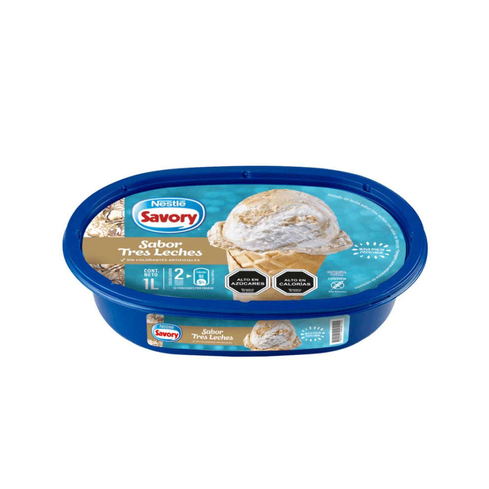 Helado Savory Tres Leches Cassata 1L -Savory – Pura Vida Congelados