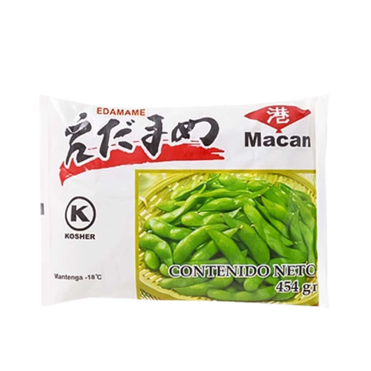Edamame congelado 454g - Macan – Pura Vida Congelados